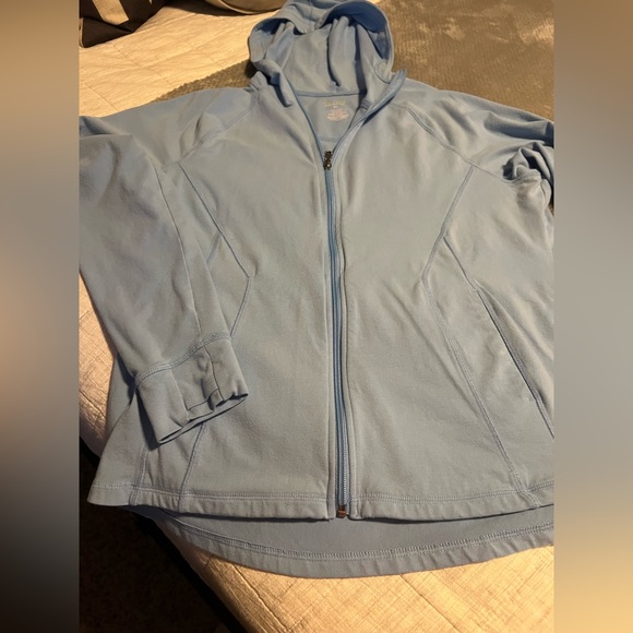 tek gear | Tops | Tek Gear Light Blue Essential Jacket | Poshmark